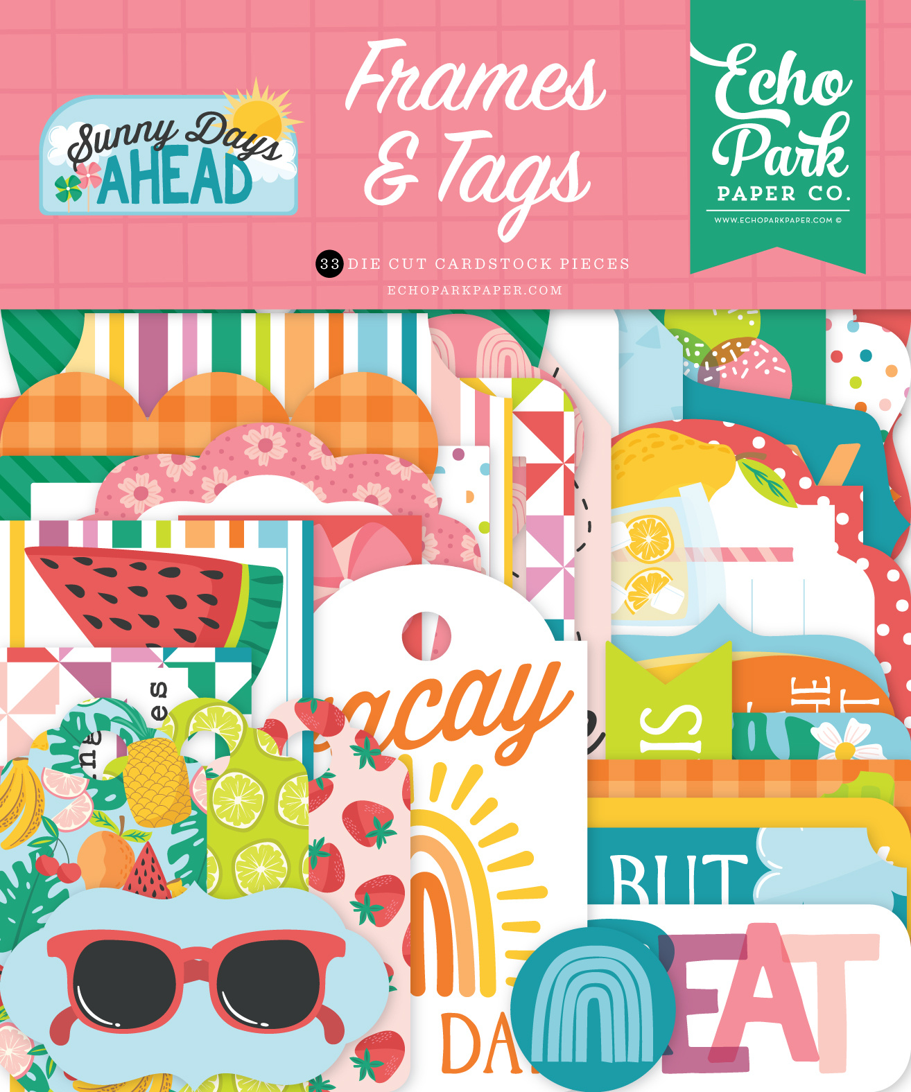 Sunny Days Ahead Frames & Tags (SUN377025) - Craftlines B.V.