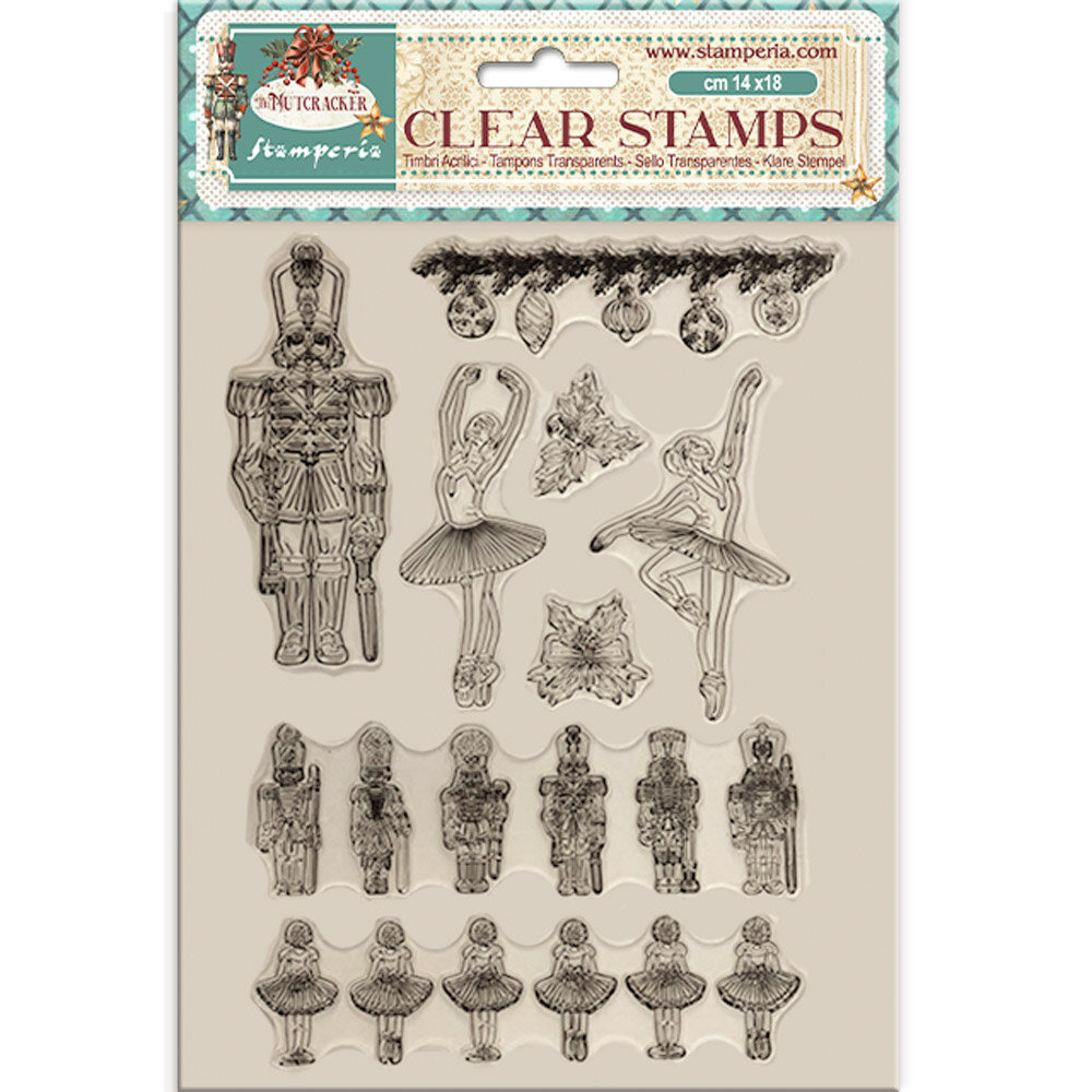 The Nutcracker Clear Stamps Ballet and Soldiers (WTK199) - Craftlines B.V.