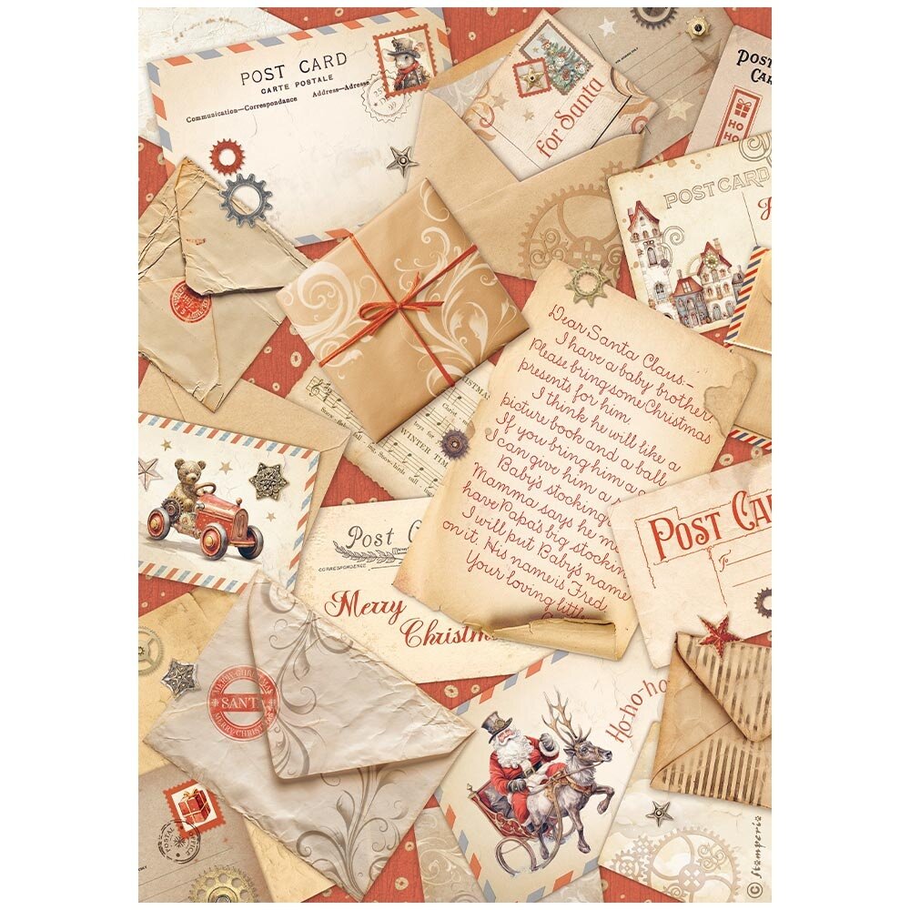 Gear up for Christmas A4 Rice Paper Post Cards (6pcs) (DFSA4934 ...