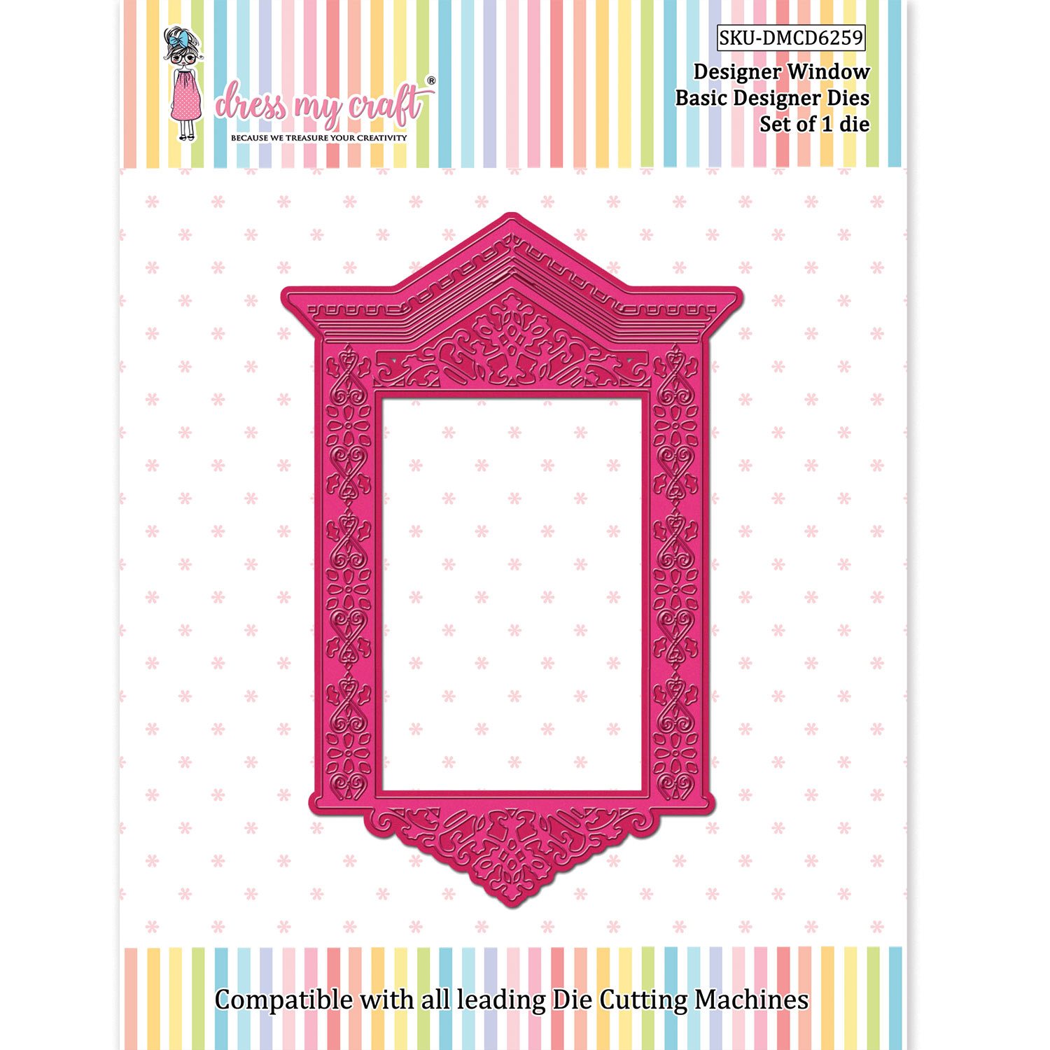 Basic Designer Dies Designer Window (DMCD6259) - Craftlines B.V.