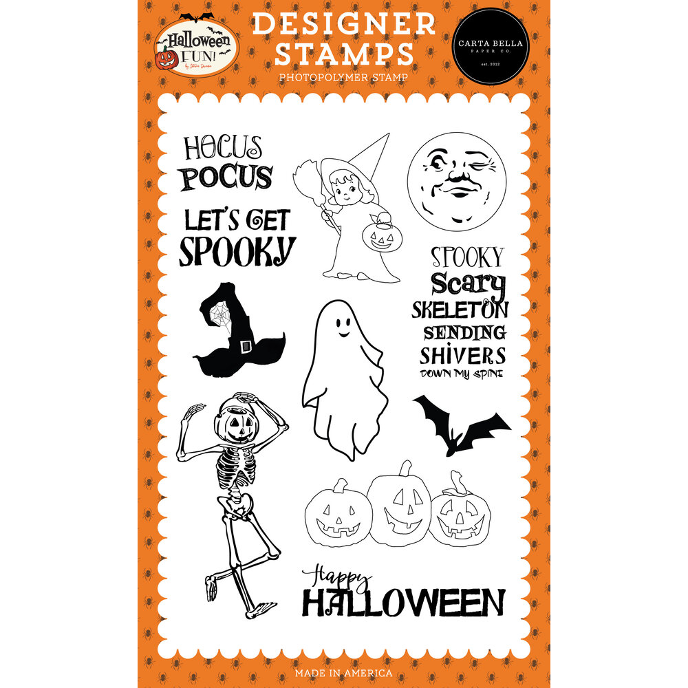 Spooky Scary Clear Stamps (CBFUN383043) - Craftlines B.V.