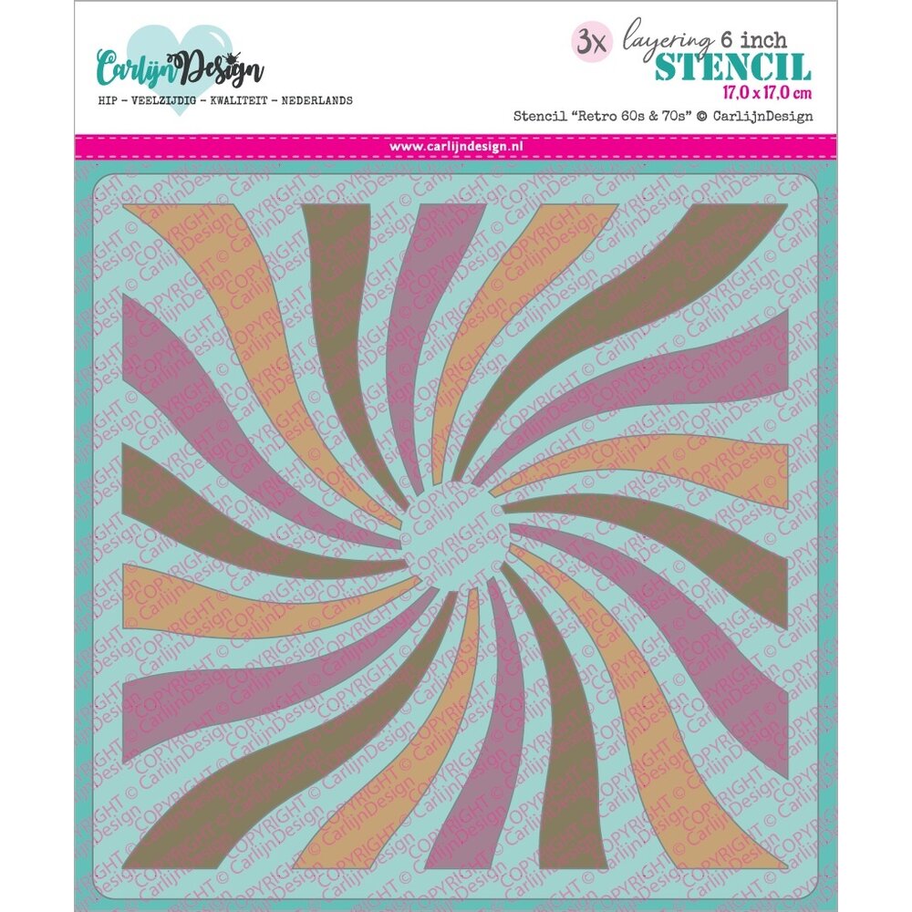 Stencils Retro 60s & 70s (CDSC-0035) - Craftlines B.V.