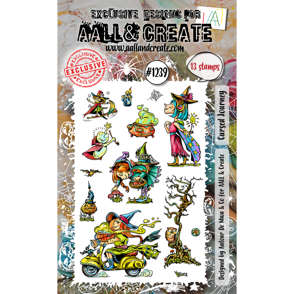 Stamp Set A6 Cursed Journey (AALL-TP-1239) - Craftlines B.V.