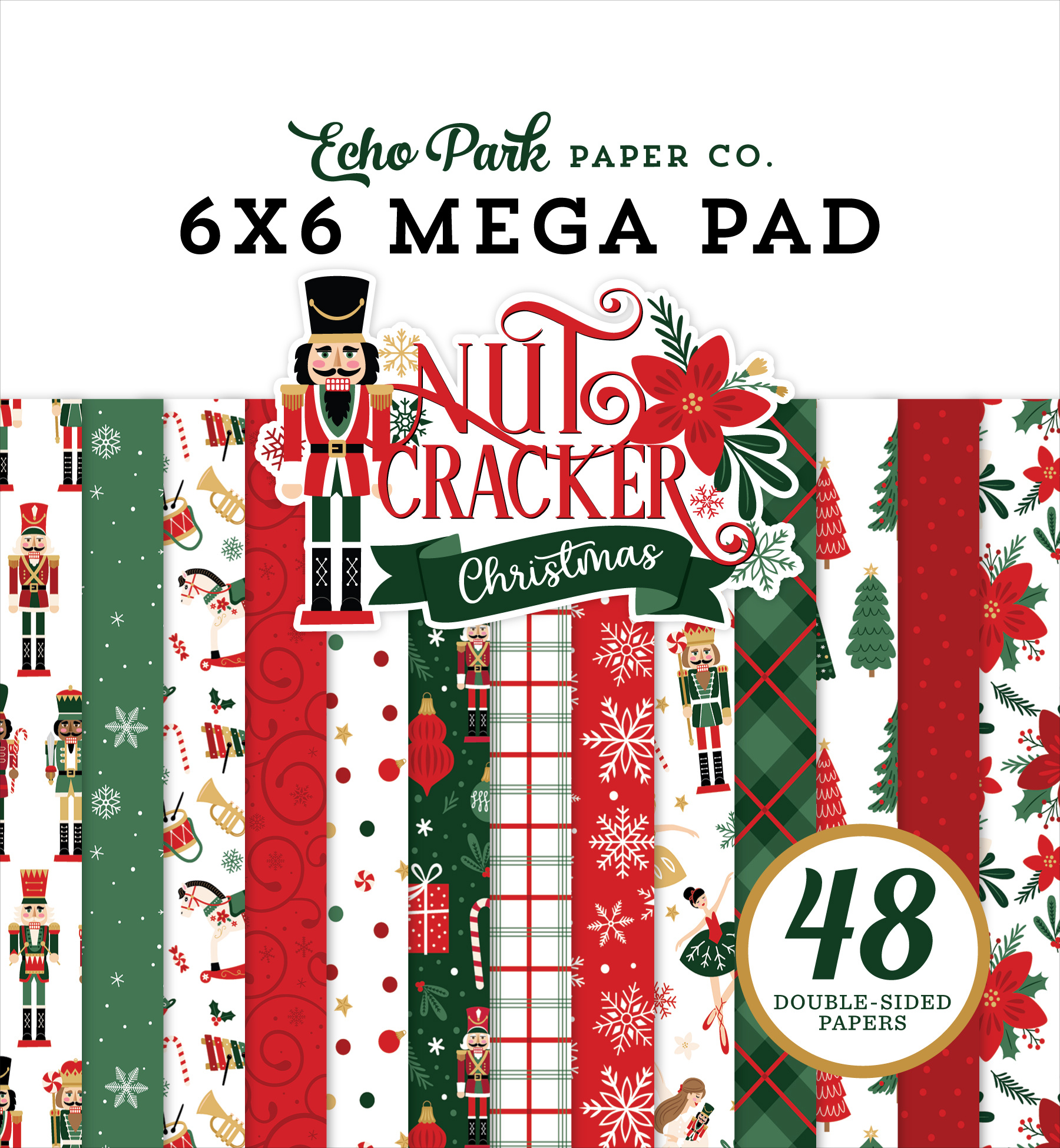 Nutcracker Christmas 6x6 Inch Cardmakers Mega Pad (NC387031 ...