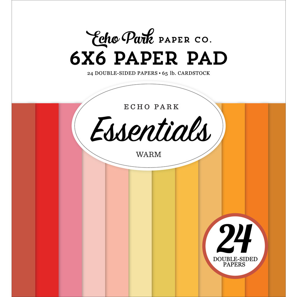 Warm Essentials 6x6 Inch Paper Pad (WE392023) - Craftlines B.V.