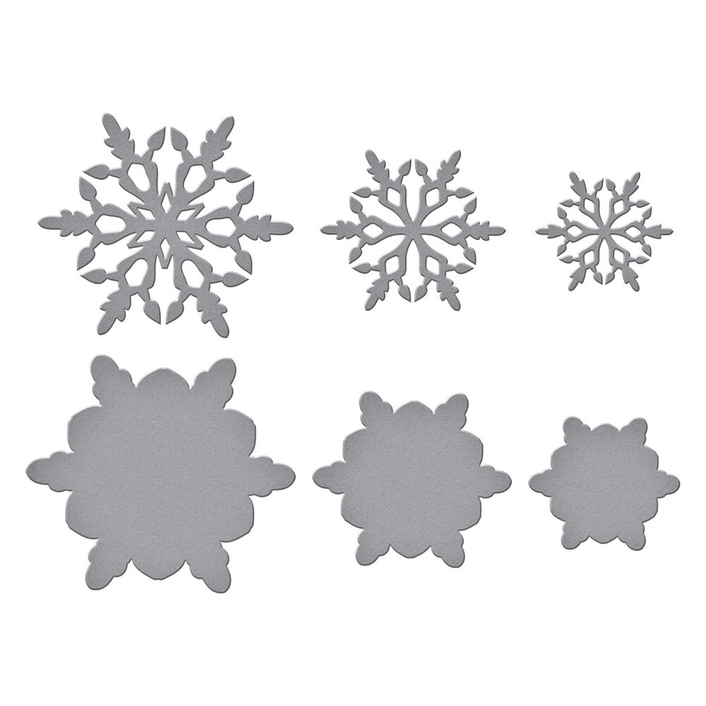 Layering Snowflakes Etched Dies (S5-651) - Craftlines B.V.