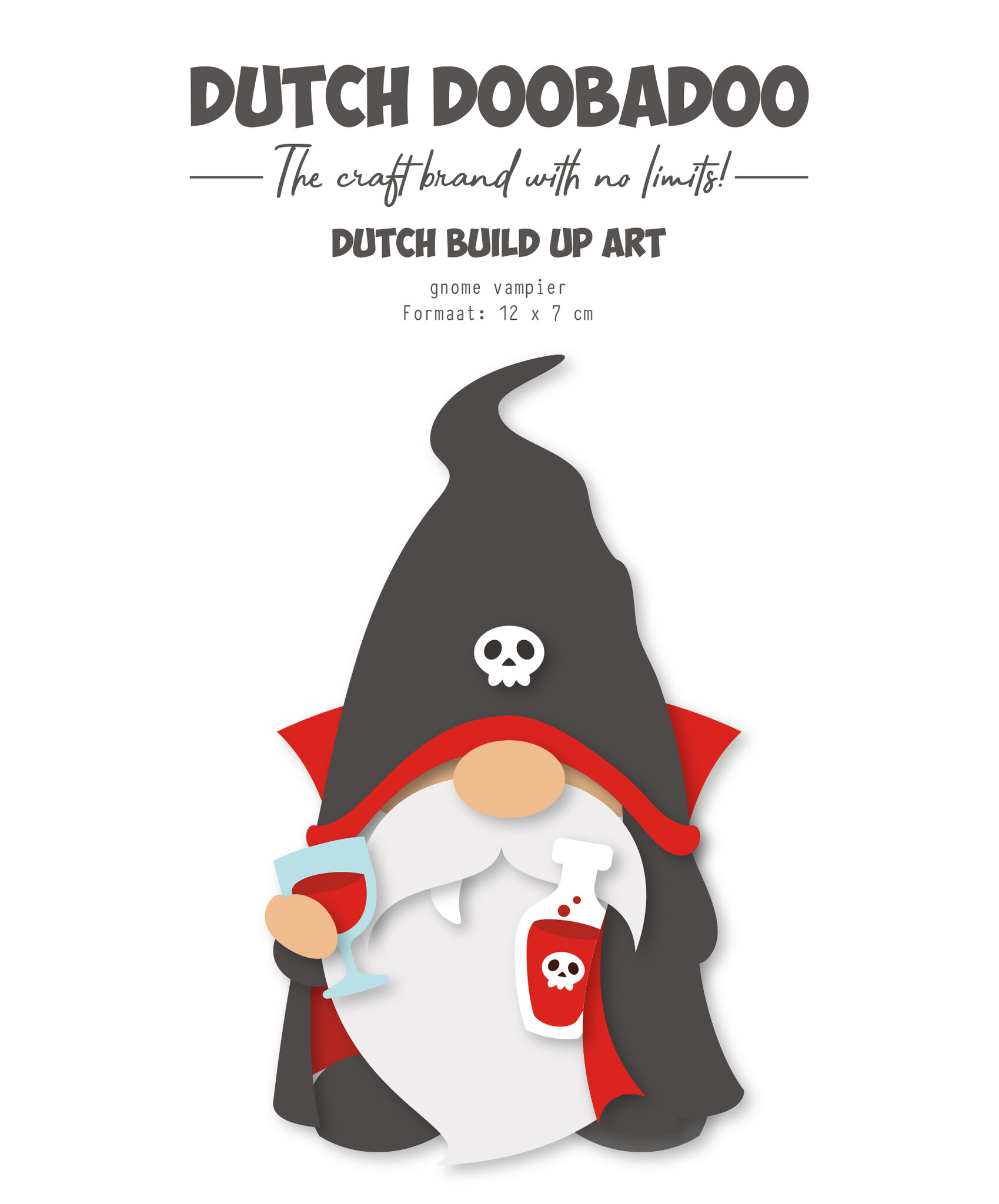 Dutch Card Art Build Up A5 Gnome Vampire (470.784.334) - Craftlines B.V.