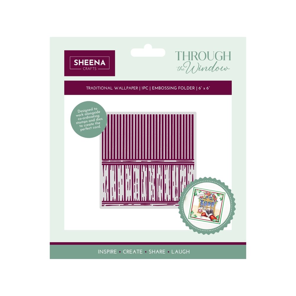 Through the Window 2D Embossing Folders Traditional Wallpaper (SD-TW ...