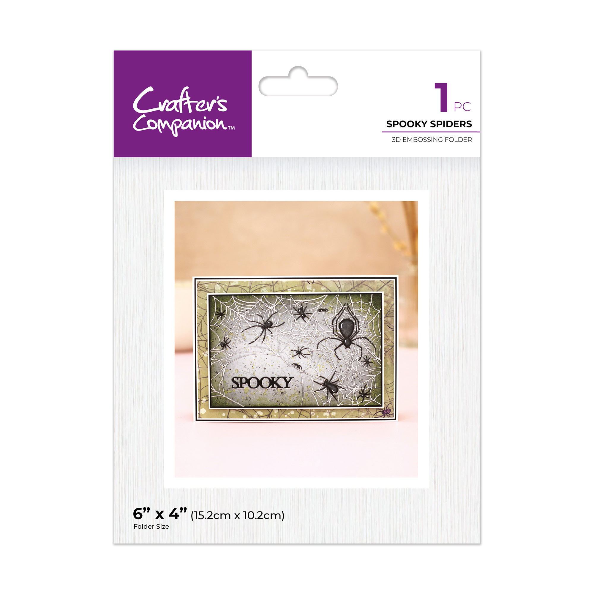 Partial 3D Embossing Folders Spooky Spiders (CC-3D-EF4-SPSP ...