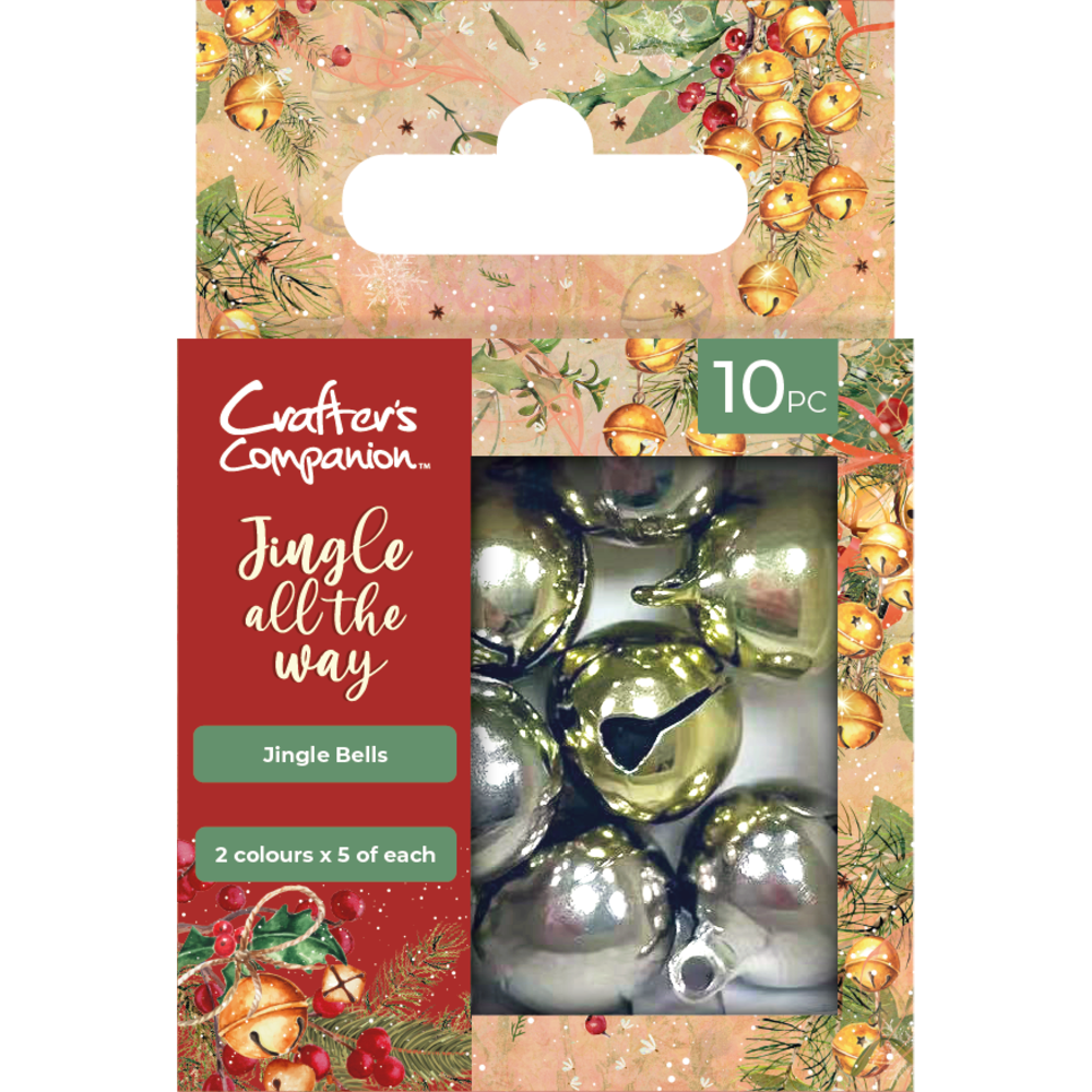 Jingle All The Way Jingle Bells (10pcs) (JATW-JIN-BELS) - Craftlines B.V.