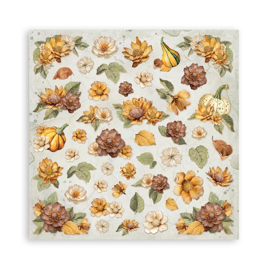 Golden Harmony 8x8 Inch Paper Pack (SBBS114) - Craftlines B.V.