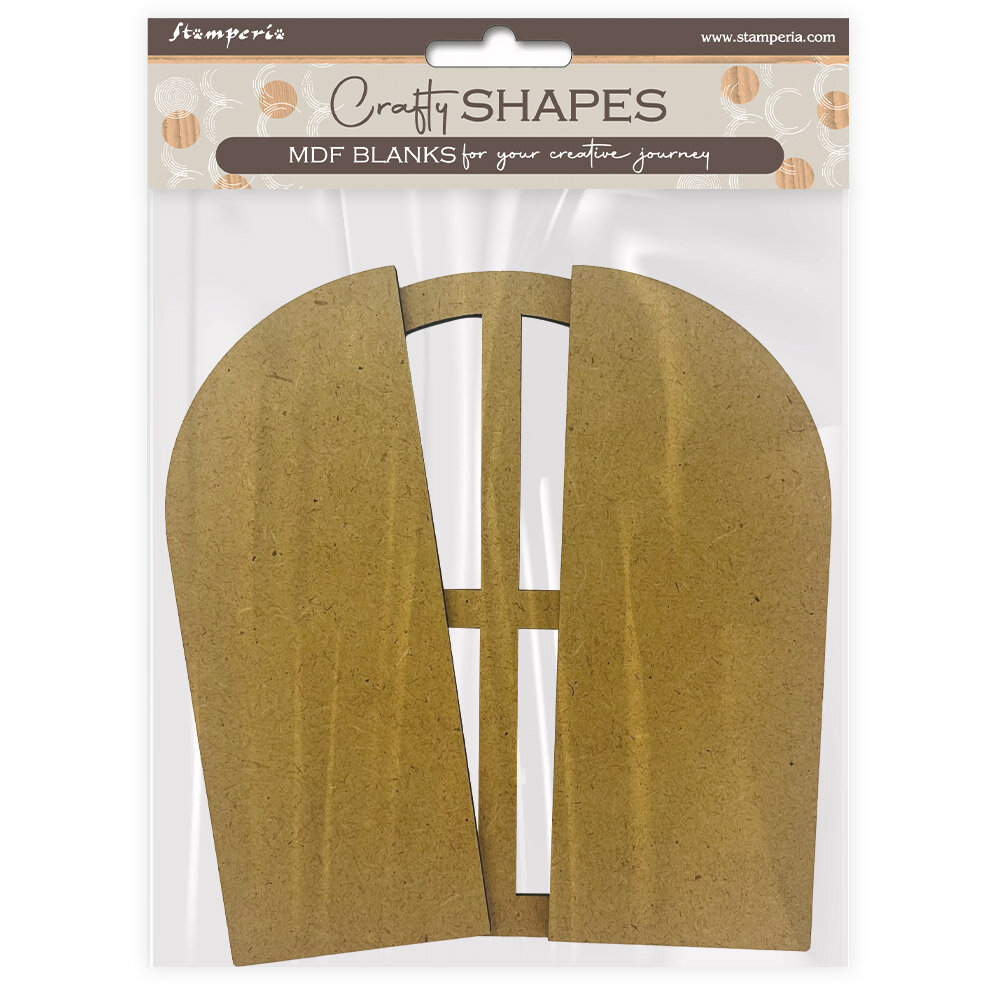 Golden Harmony MDF Crafty Shapes Blanks Window (KLSM25) - Craftlines B.V.