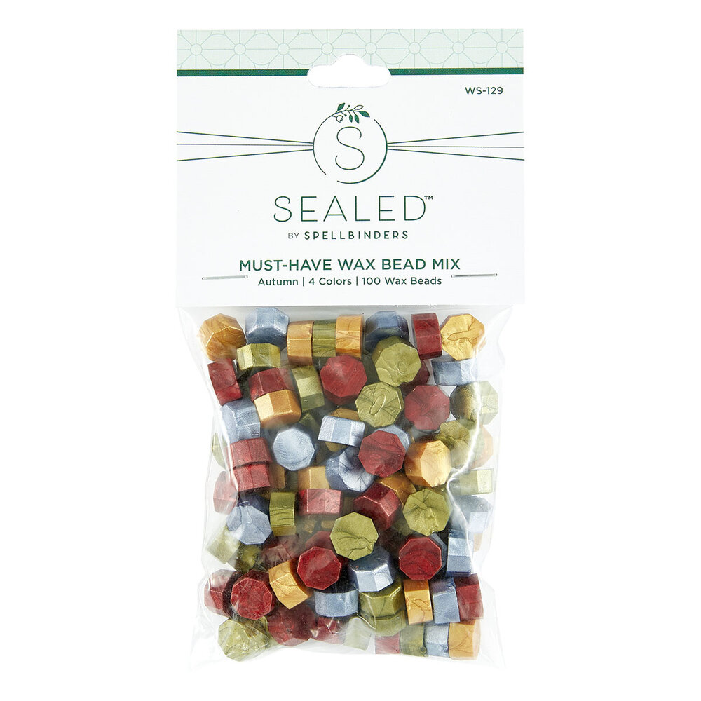 Must-Have Wax Bead Mix Autumn (100pcs) (WS-129) - Craftlines B.V.