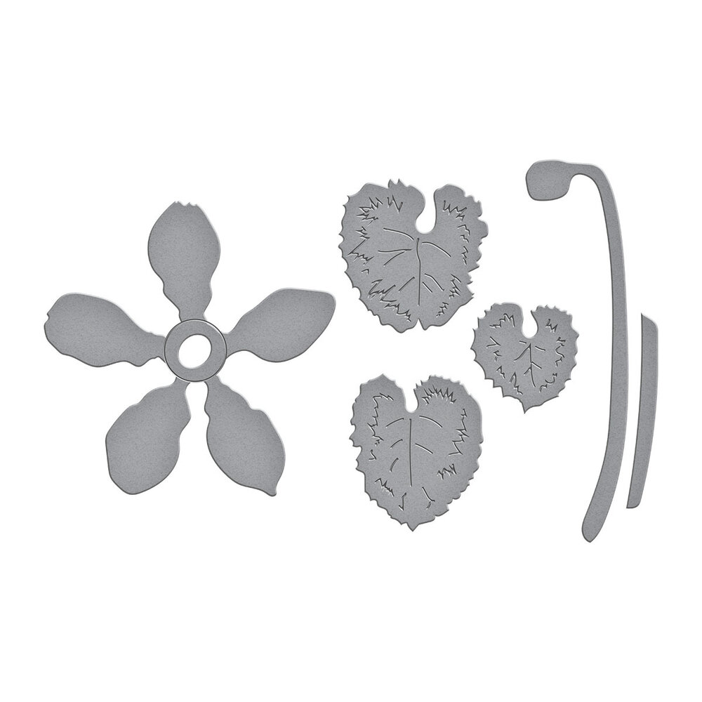 Cyclamen Etched Dies (S4-1361) - Craftlines B.V.