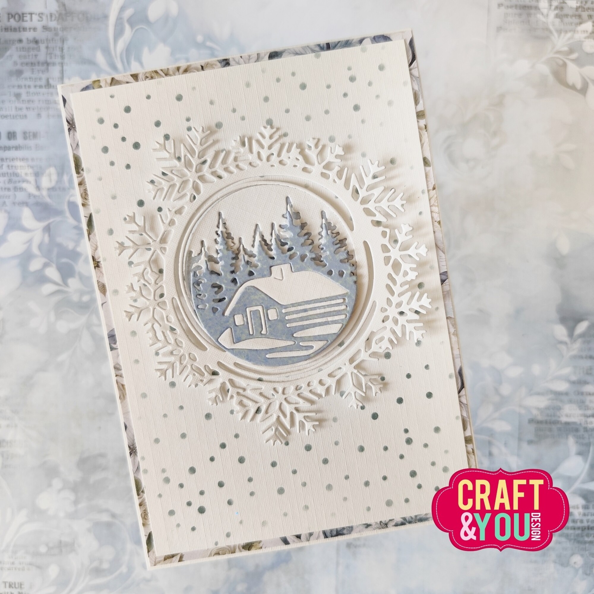 Snowflakes Frame Dies (CYD-CW304) - Craftlines B.V.