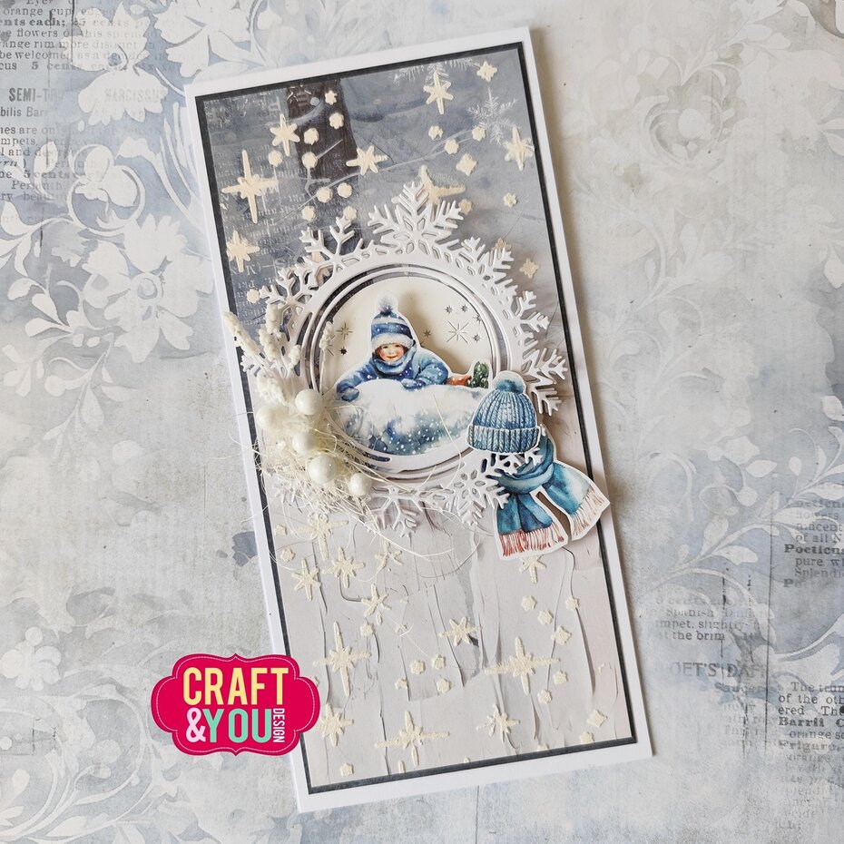 Snowflakes Frame Dies (CYD-CW304) - Craftlines B.V.