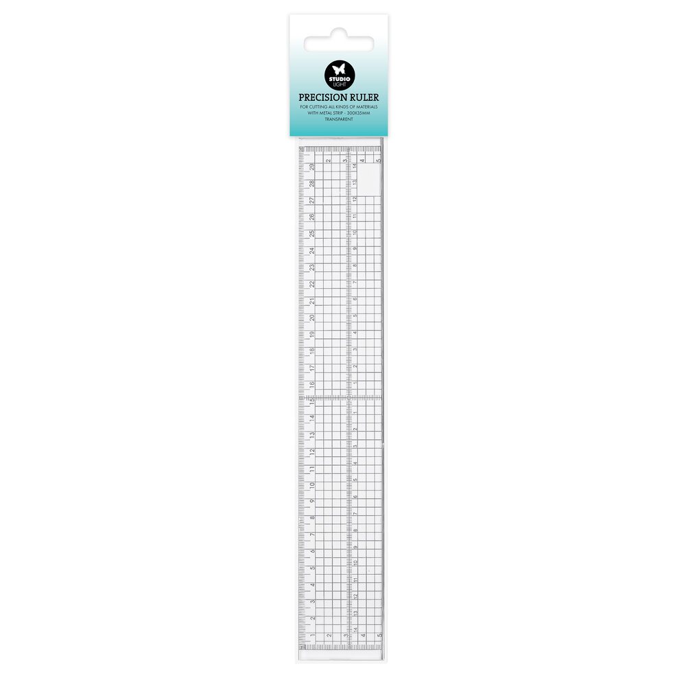 Precision Ruler Metal Edge 30cm (SL-TO-RUL01) - Craftlines B.V.