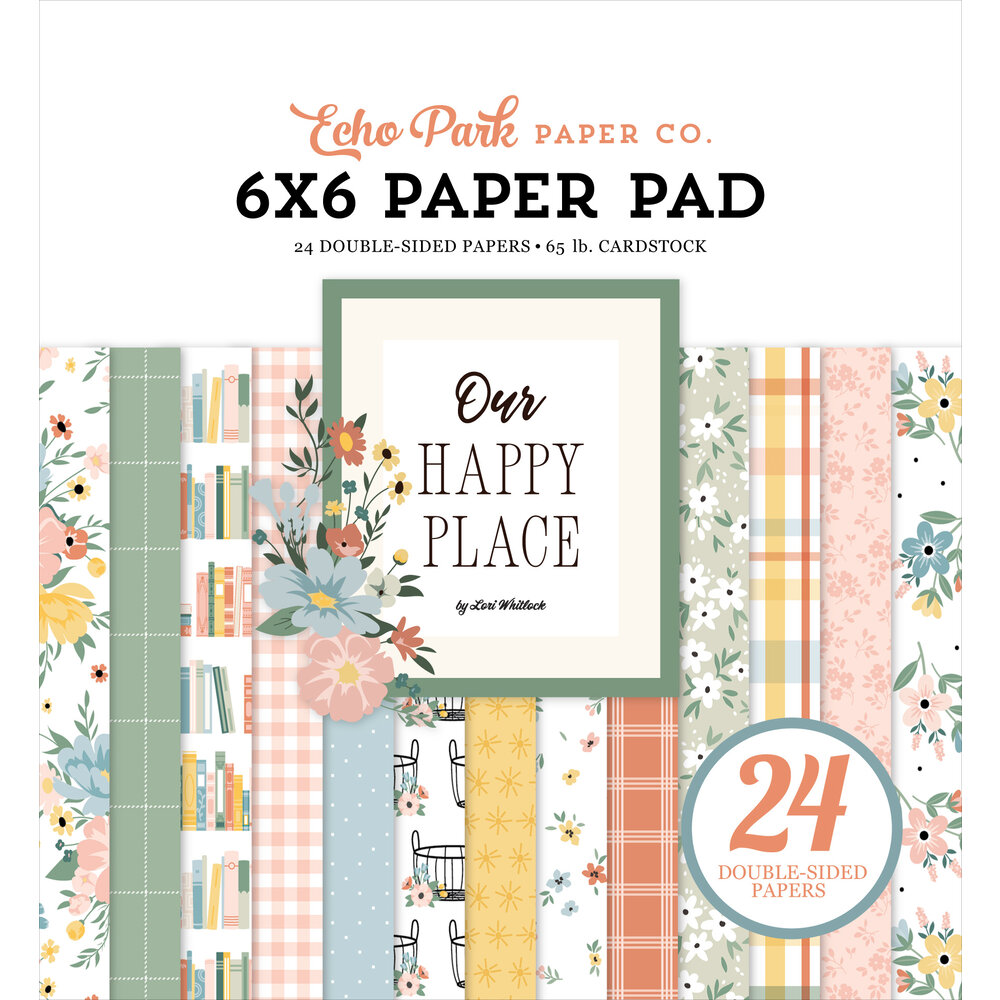 Our Happy Place 6x6 Inch Paper Pad (OHP399023) - Craftlines B.V.