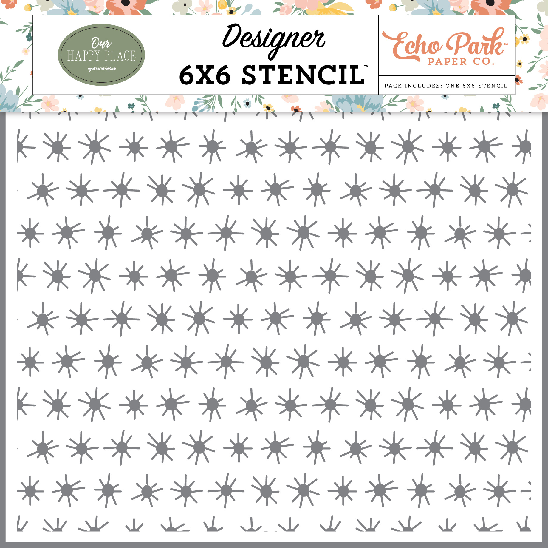 Sunny Family Days Stencil (OHP399033) - Craftlines B.V.
