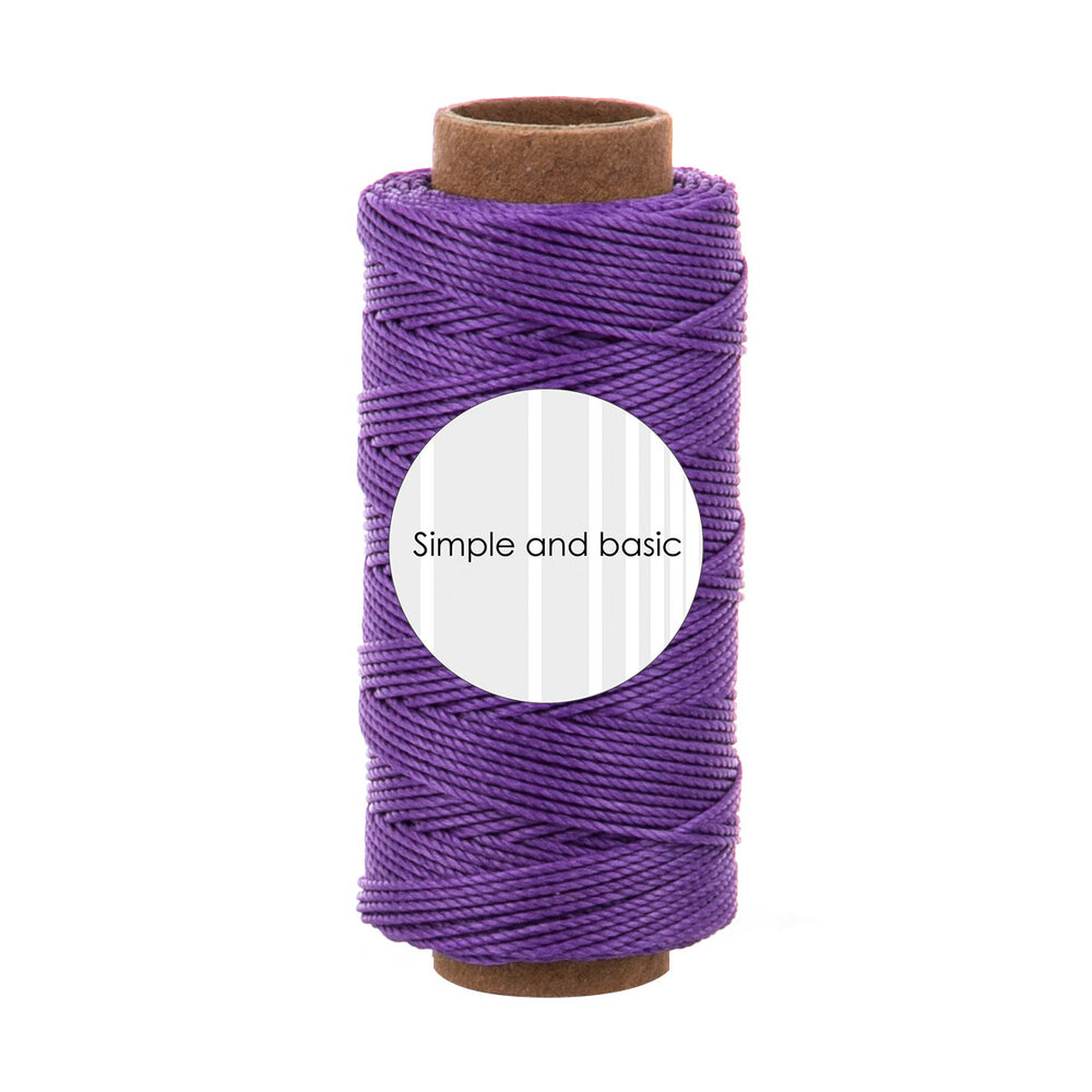 Bright Purple Polyester Thread 50m (SBA711) - Craftlines B.V.
