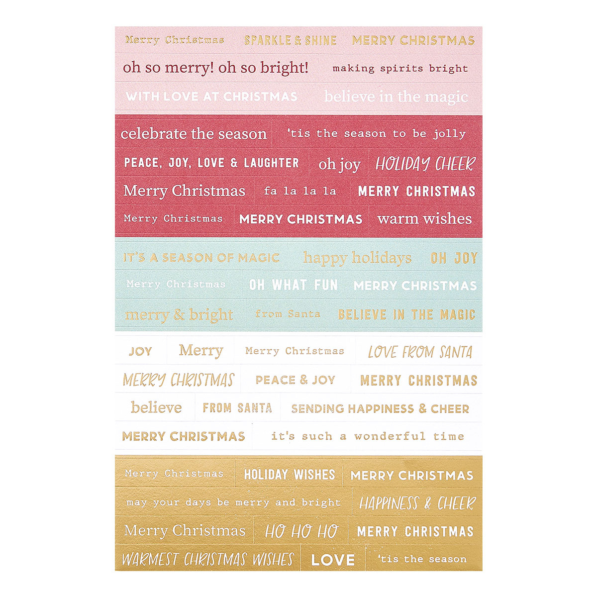 Oh Joyful Day Cardstock Sticker Pack (168526) - Craftlines B.V.