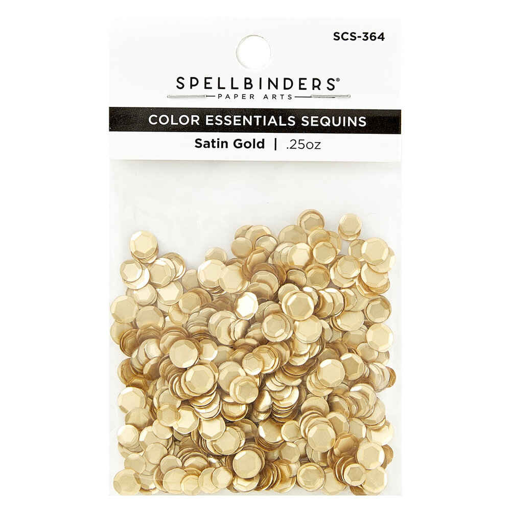 Satin Gold Sequins (SCS-364) - Craftlines B.V.