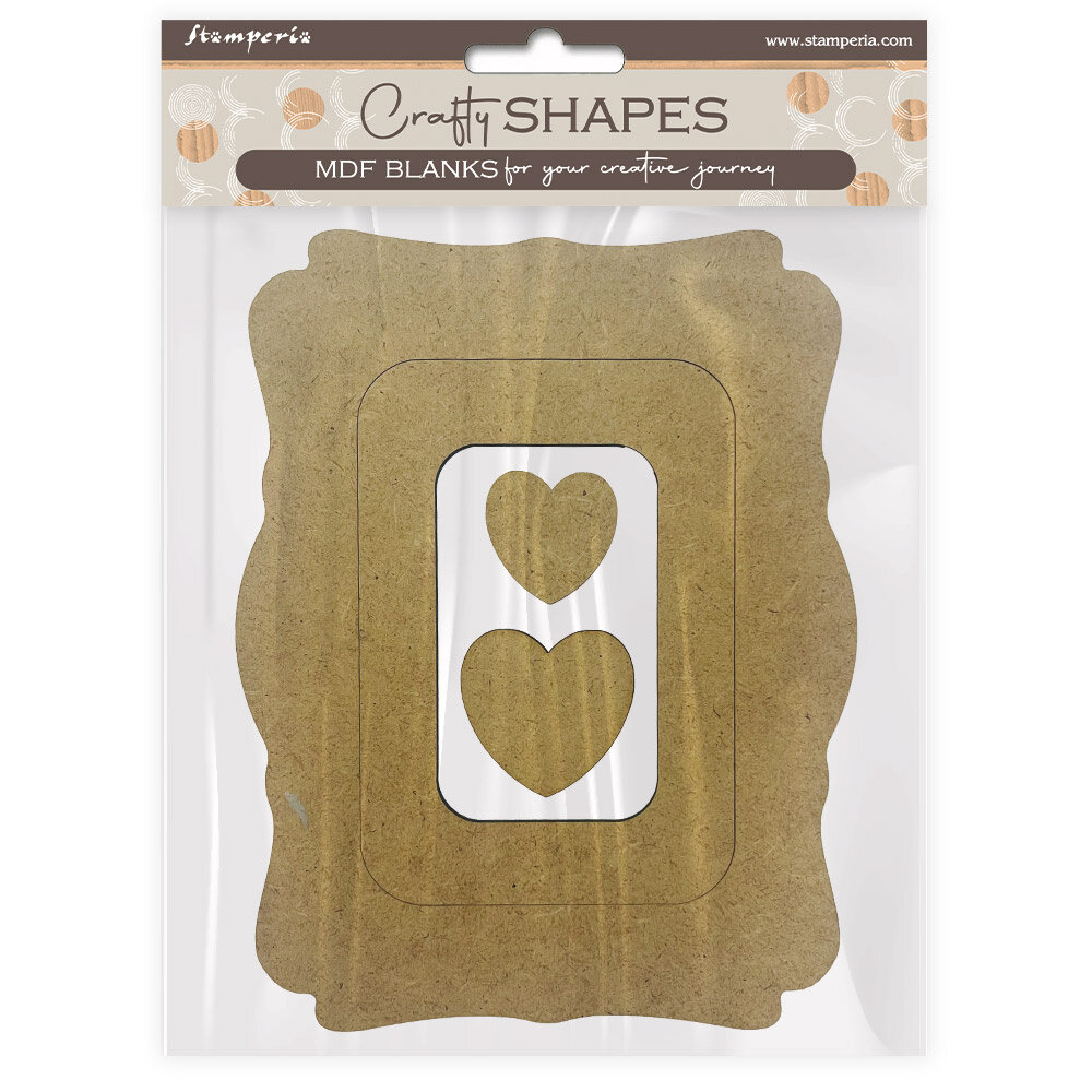 Alterego MDF Crafty Shapes Blanks Frames and Hearts (KLSM26 ...