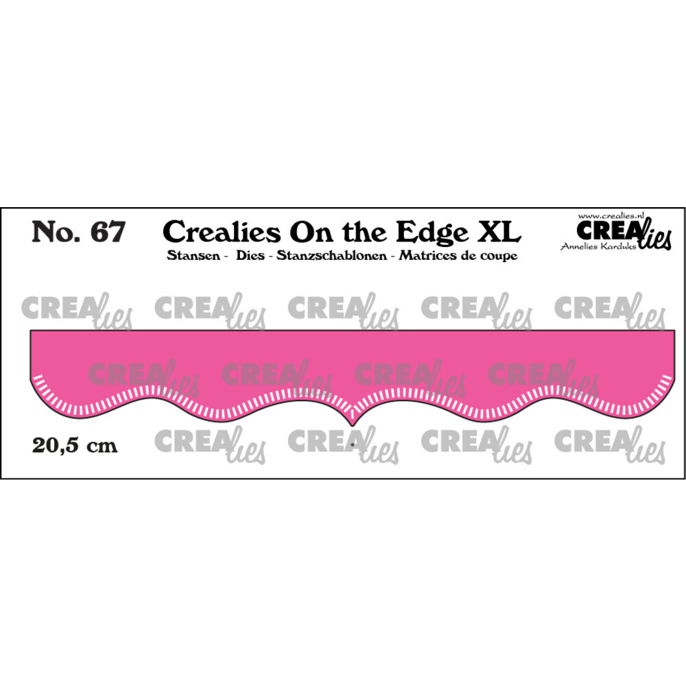 On the Edge XL Dies No. 67 20.5 cm with Little Stripes (CLOTEXL67 ...