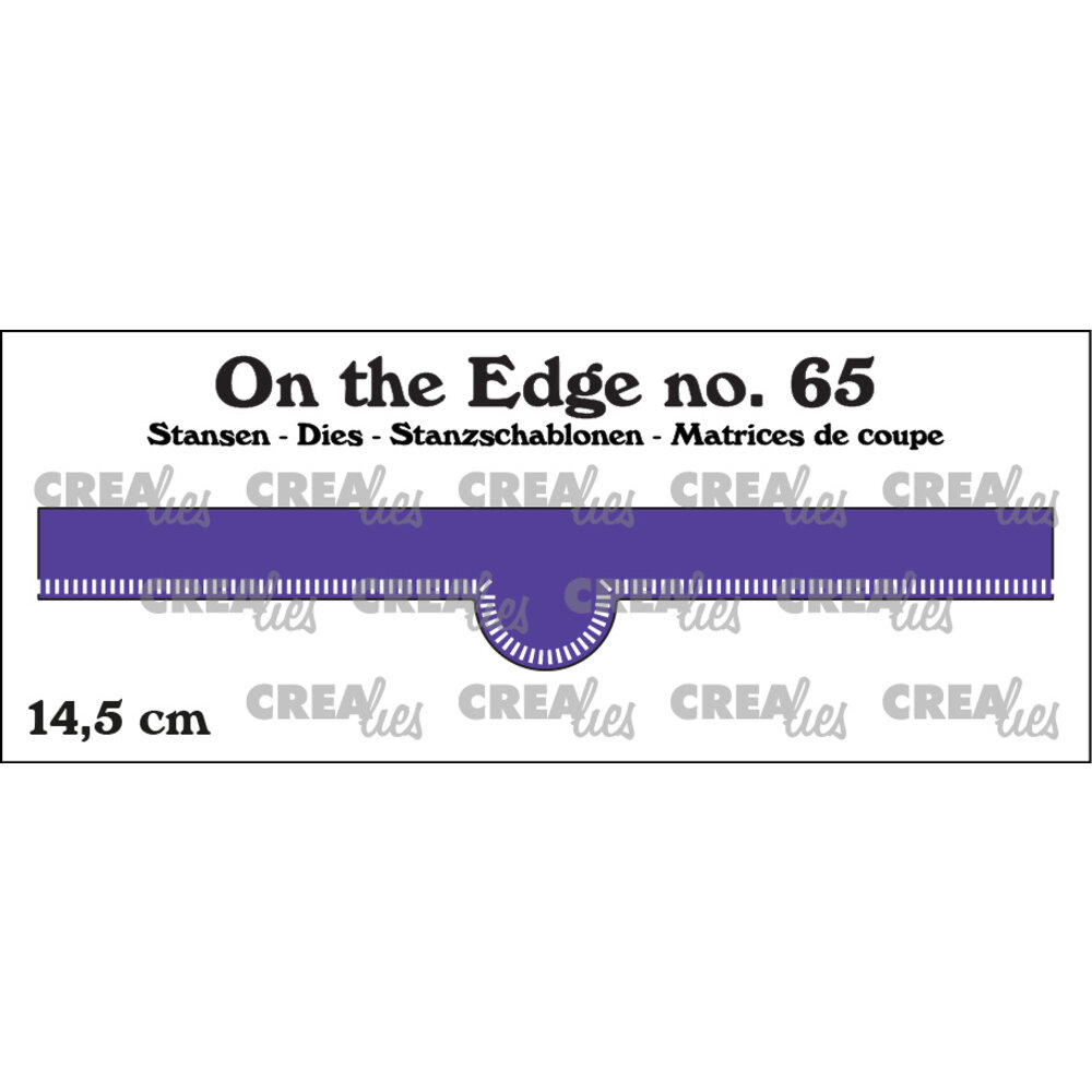 On the Edge Stansen No. 65 14.5 cm Met Kleine Streepjes (CLOTE65) - Craftlines B.V.