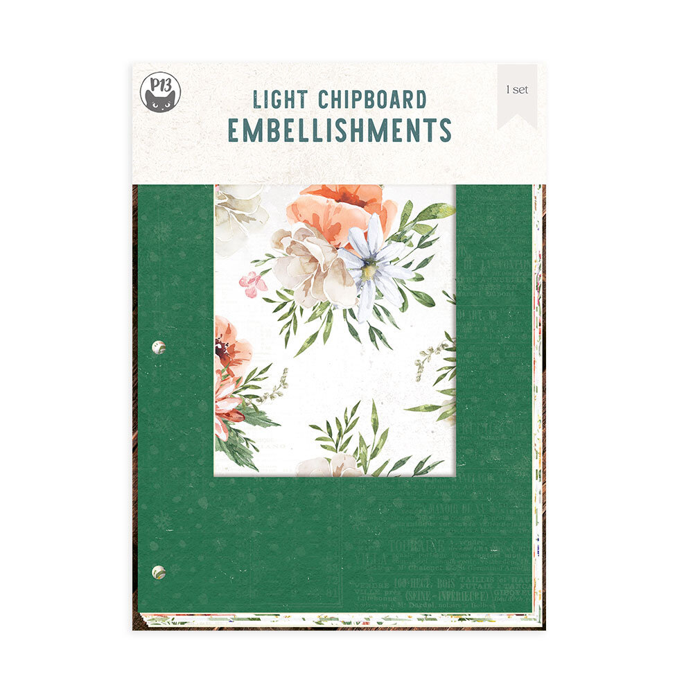 Light Chipboard 6x8 Inch Album Base w/Papers Frame (P13-ALB-01 ...