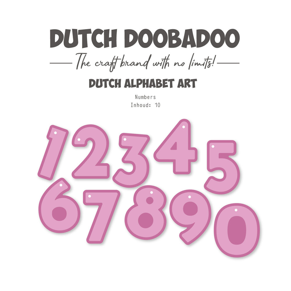 Dutch Alphabet Art A6 Numbers (470.784.347) - Craftlines B.V.