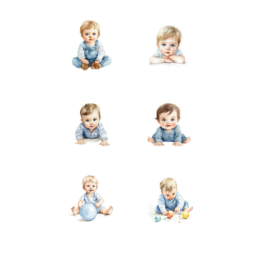 Baby A4 Cutouts (KPA4104) - Craftlines B.V.