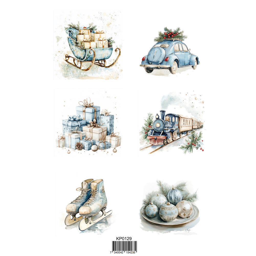 Winter A4 Cutouts (KPA4105) - Craftlines B.V.