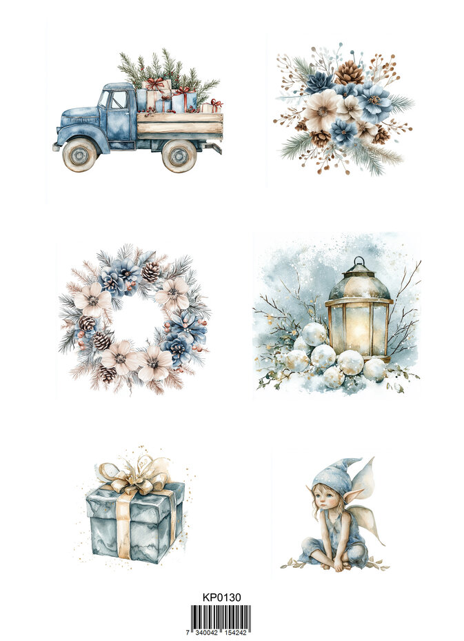 Winter A4 Cutouts (KPA4105) - Craftlines B.V.