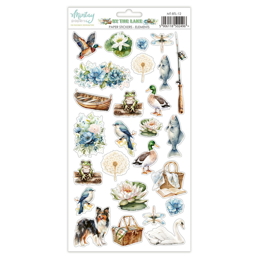By The Lake 6x12 Inch Paper Stickers Elements (MT-BTL-12) - Craftlines B.V.
