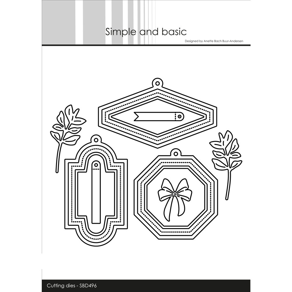 Set of Tag Labels Dies (SBD496) - Craftlines B.V.