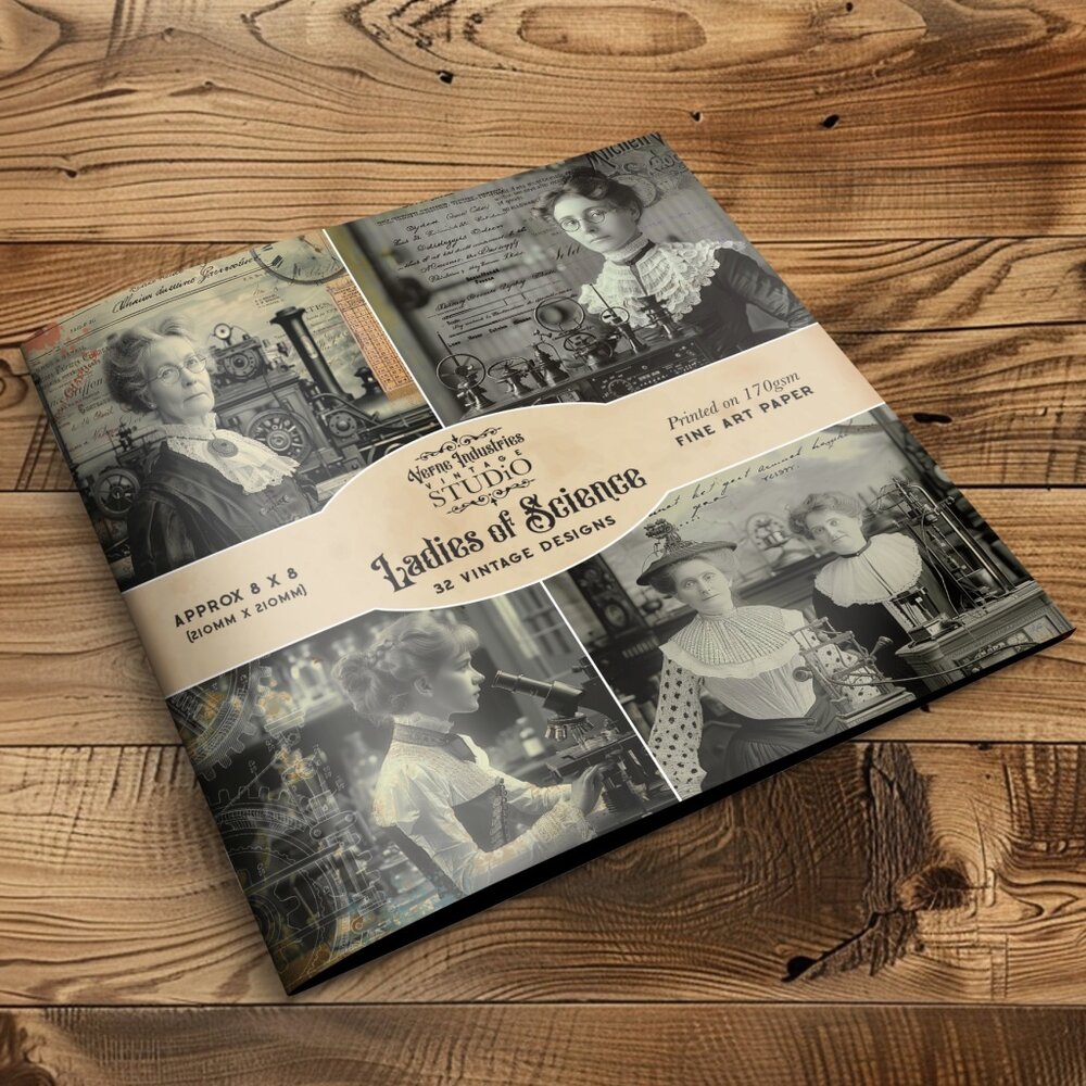 Ladies of Science 8x8 Inch Paper Book (IND1336) - Craftlines B.V.