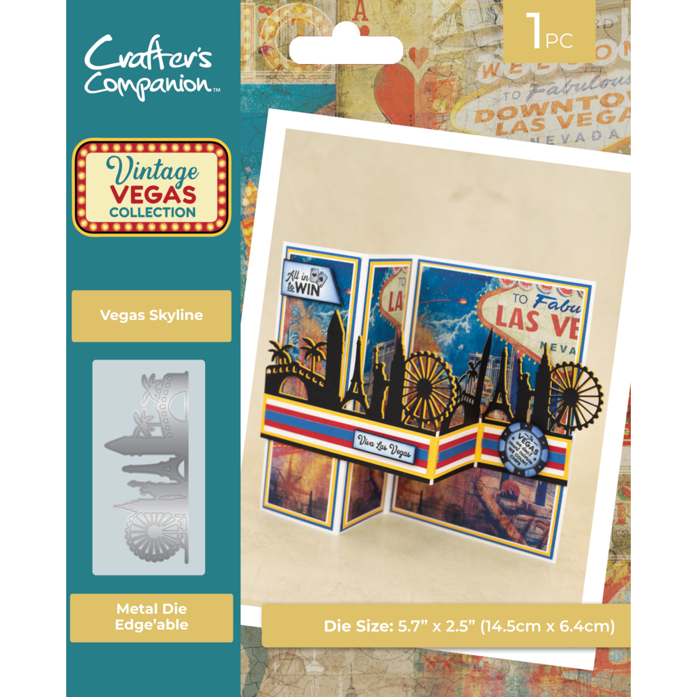 Vintage Vegas Metal Die Edge'able Vegas Skyline (VV-MD-EDG-VESK ...
