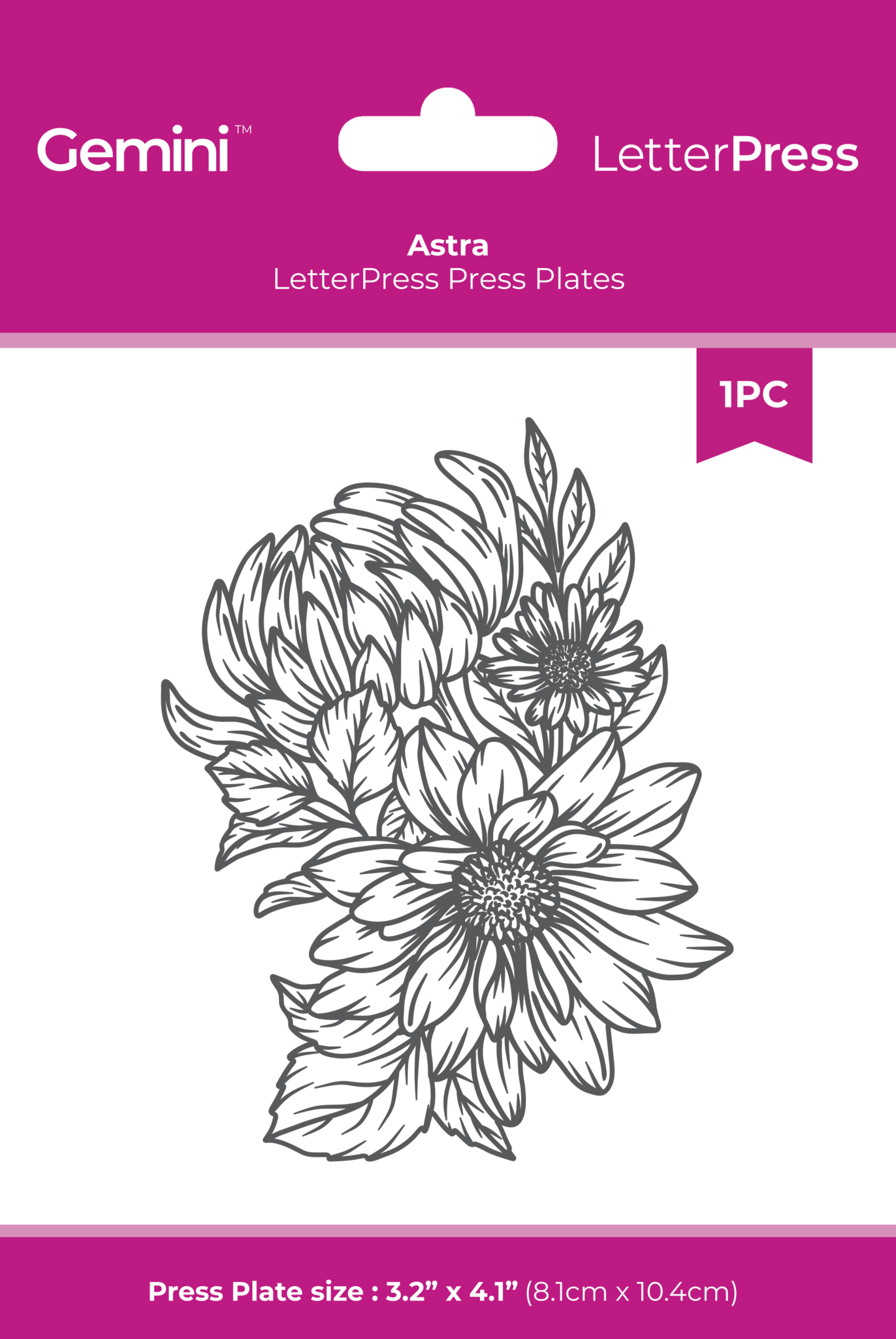 LetterPress Press Plate Astra (CC-LP-PP-AST) - Craftlines B.V.
