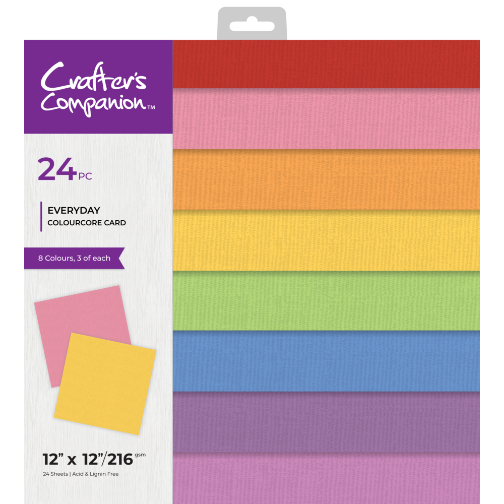 ColourCore Card Pad 12x12 Inch Rainbow (CC-PAD12-CORE-EVER ...
