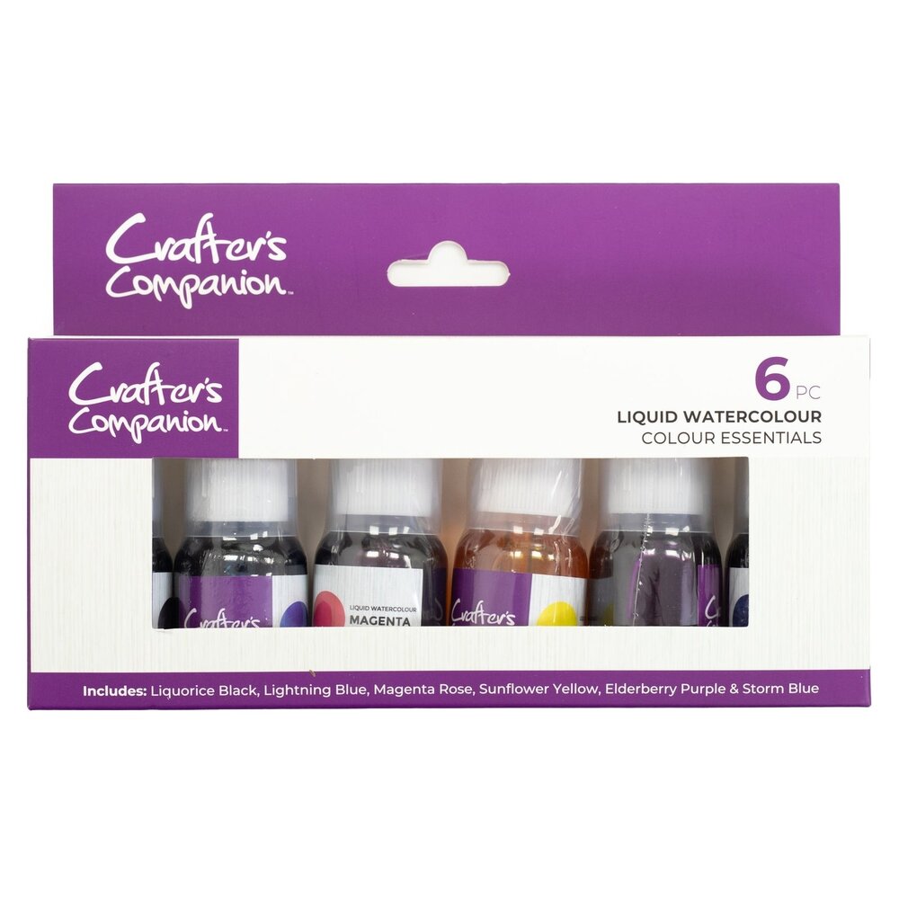 Liquid Watercolours Colour Essentials (6pcs) (CC-MME-LIWA-COES ...