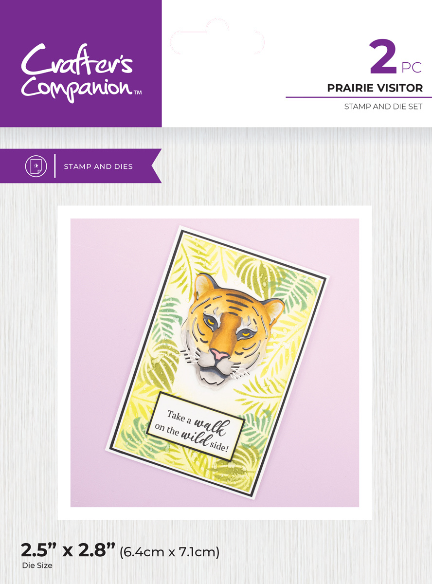 Outline Stamp & Die Prairie Visitor (CC-STD-PRVI) - Craftlines B.V.