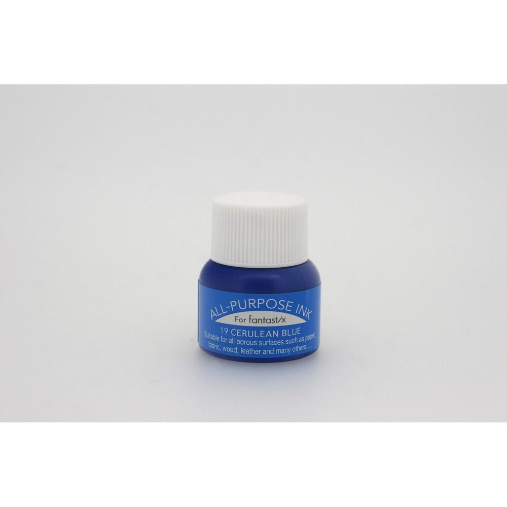 All-Purpose Ink Bottle Cerulean Blue 15ml (API-019) - Craftlines B.V.
