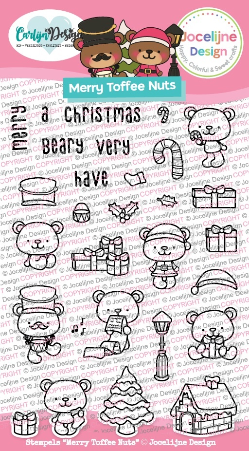 Stempels Merry Toffee Nuts (CDJD-0049) - Craftlines B.V.