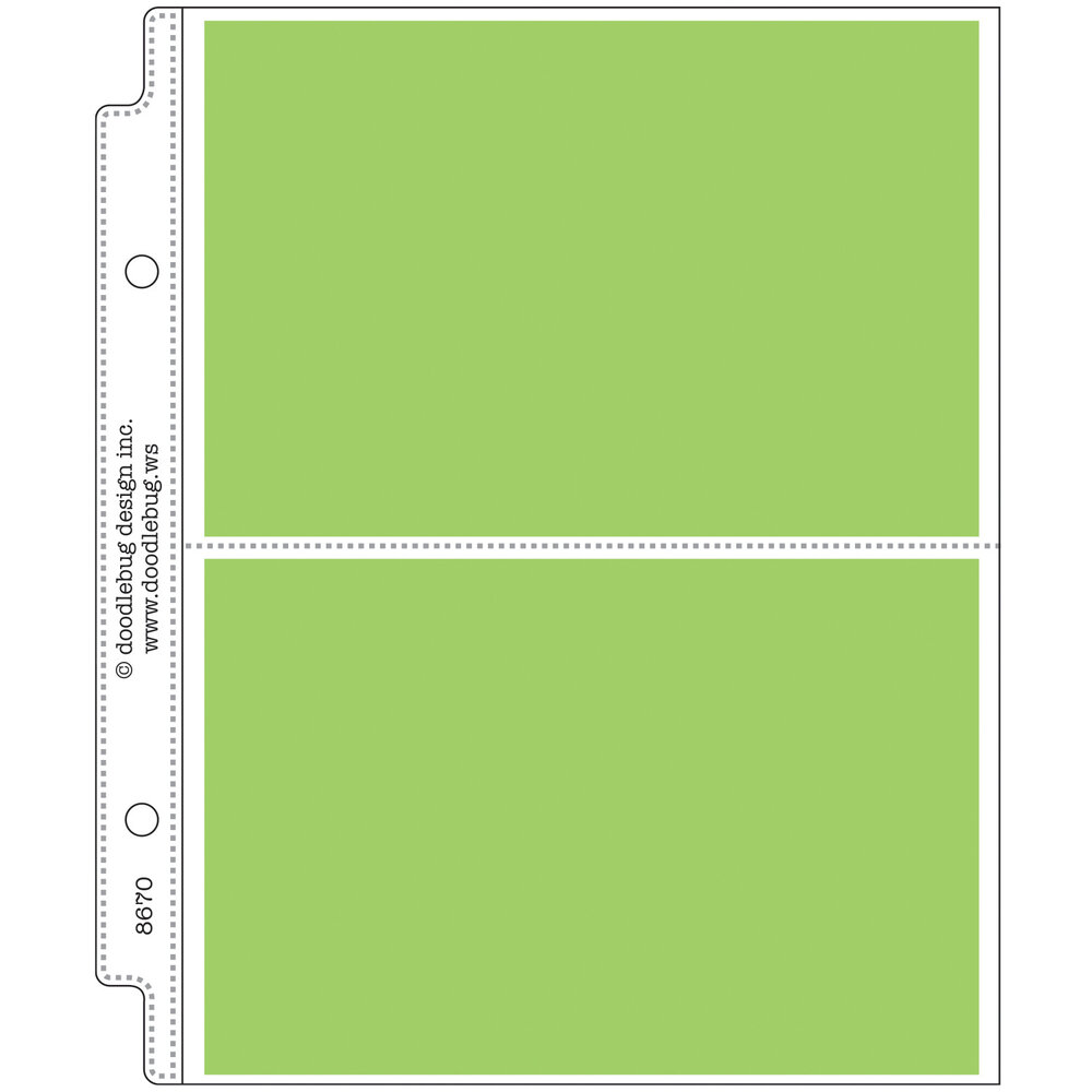 Mini Album 4x6 Inch Photo Protectors (2pcs) (8670) - Craftlines B.V.