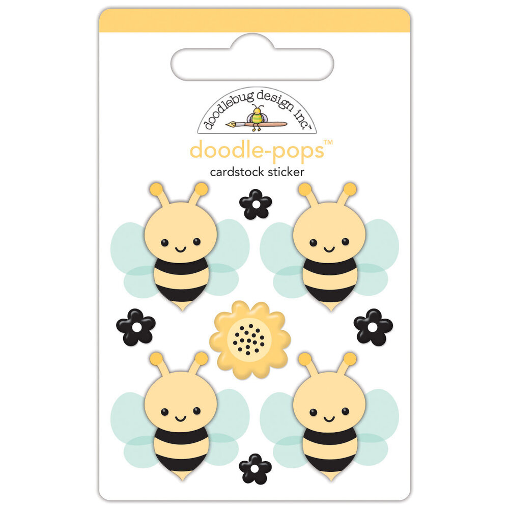 Farmhouse Busy Bees Doodle-Pops (8623) - Craftlines B.V.