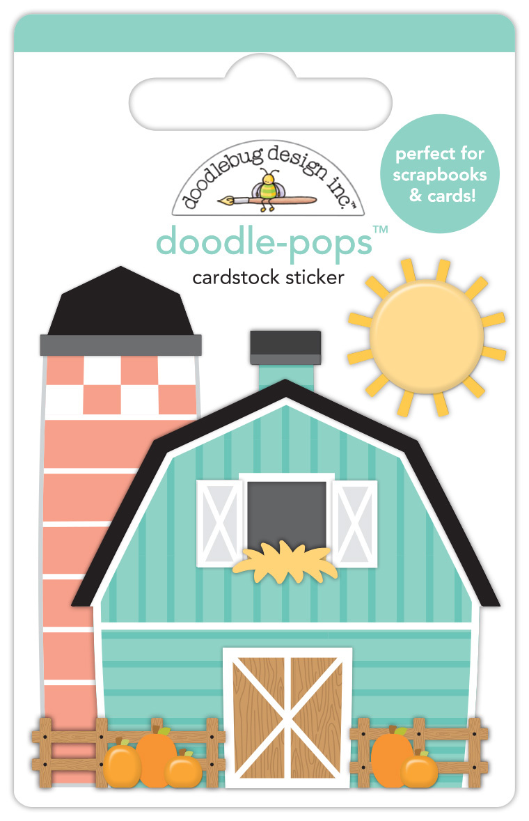 Farmhouse Barn In The Usa Doodle-Pops (8624) - Craftlines B.V.