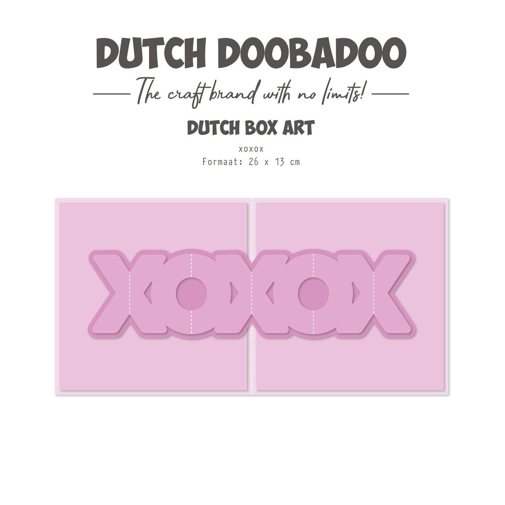Dutch Card Art Box A4 XOXOX (470.784.358) - Craftlines B.V.