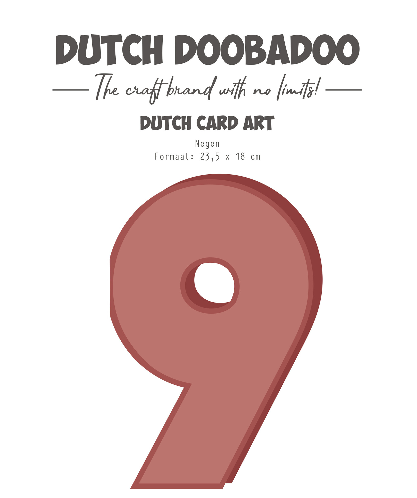 Dutch Card Art A4 Negen (470.784.354) - Craftlines B.V.