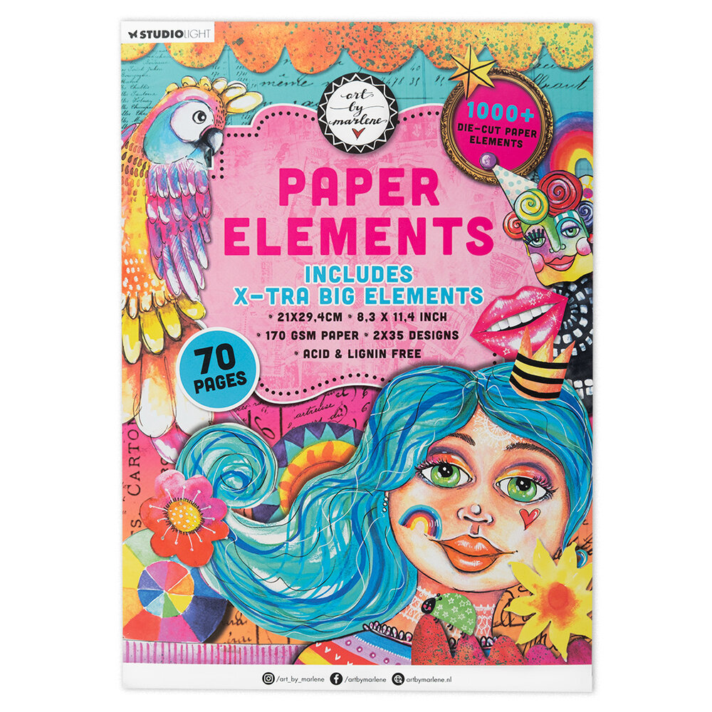 Paper Elements Die-cut Paper Pad (ABM-25-DCPP275) - Craftlines B.V.